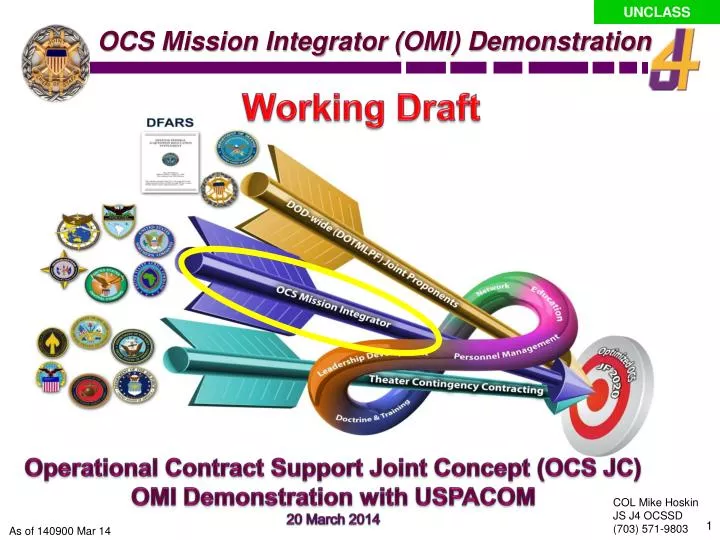 PPT - Operational Contract Support Joint Concept (OCS JC) OMI ...