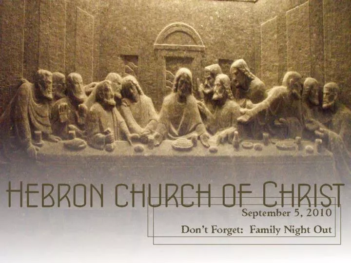 PPT - Lessons from the Last Supper: PowerPoint Presentation, free ...