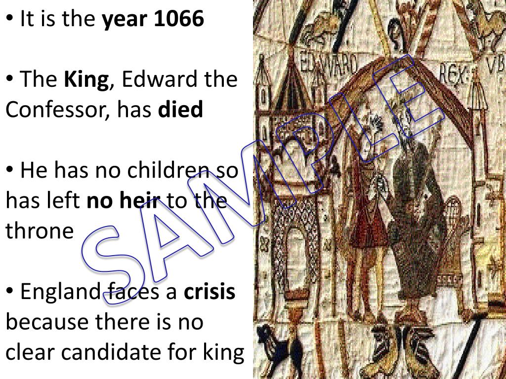 PPT - Lesson Title: Who were the contenders to the throne in 1066 ...