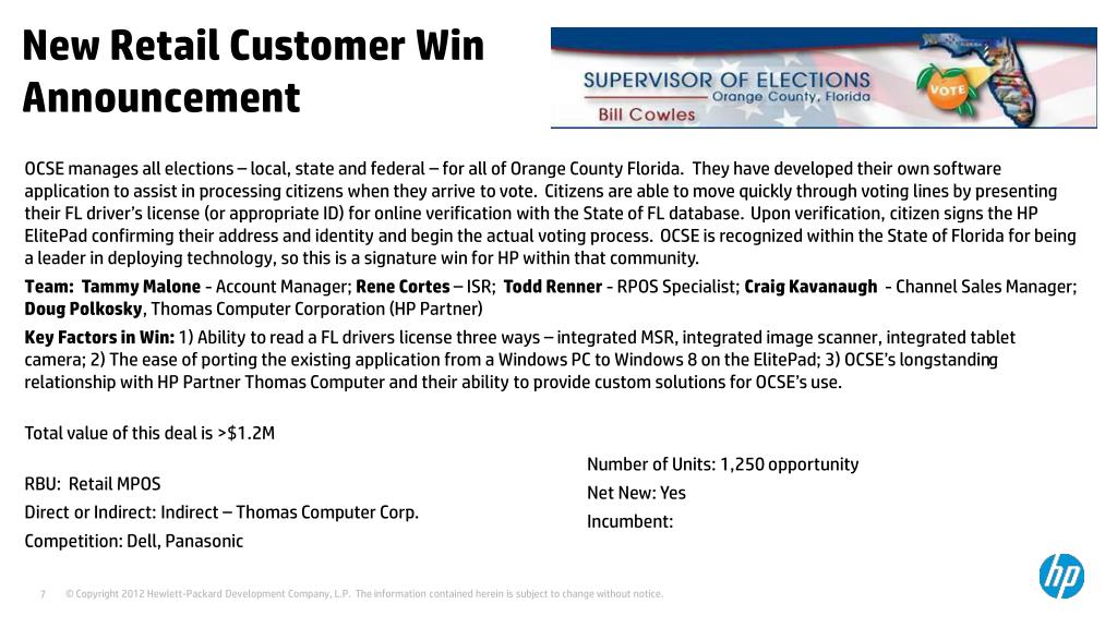 PPT - Alex Welker/ September, 2014 US Retail Distribution Mgr . Alex ...