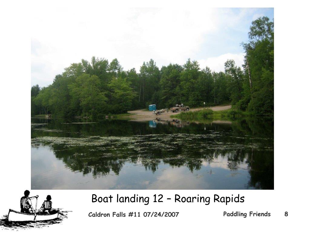 PPT - Caldron Falls Flowage on the Peshtigo River (boat landing #11 ...