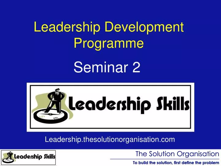 PPT - Leadership Development Programme PowerPoint Presentation, free ...