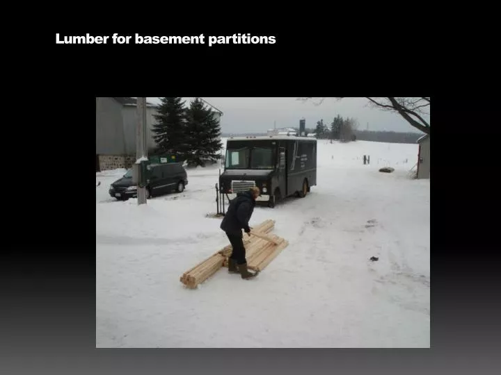 PPT - Lumber for basement partitions PowerPoint Presentation, free ...