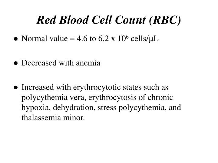 PPT - Complete Blood Count (CBC) PowerPoint Presentation - ID:5258057