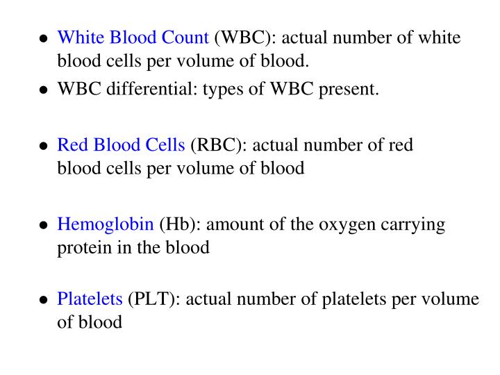 PPT - Complete Blood Count (CBC) PowerPoint Presentation - ID:5258057
