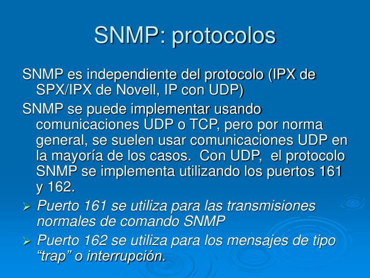 PPT - PROTOCOLO SNMP-SWISE. ( Simple Network Management Protocol ...