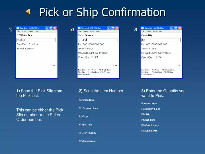 PPT - Pick or Ship Confirmation PowerPoint Presentation, free download ...