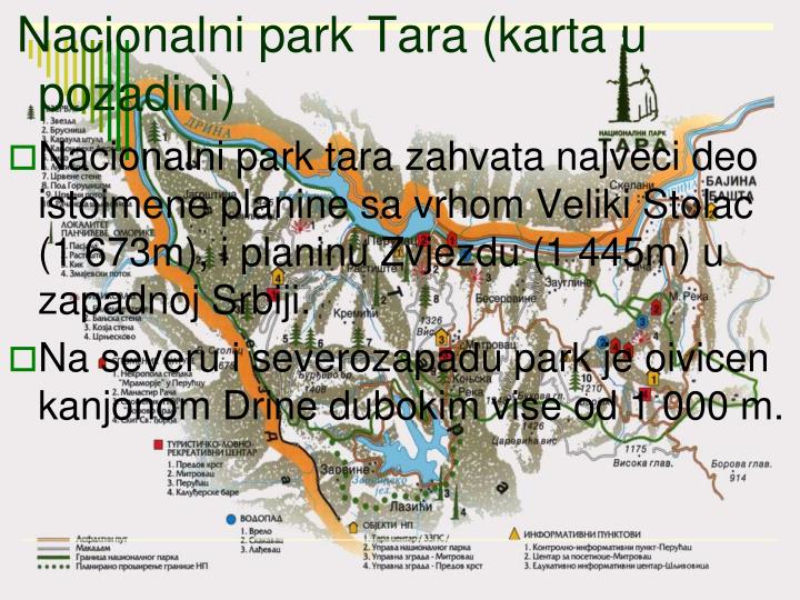 PPT - Nacionalni park Tara je treci po povrsini u Srbiji sa 19 200 ...