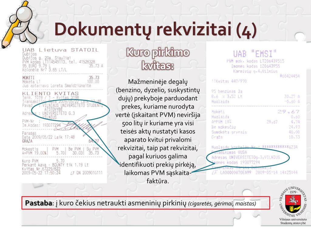 PPT - APSKAITOS DOKUMENTAI: pirminių duomenų paruošimas ir pateikimas ...