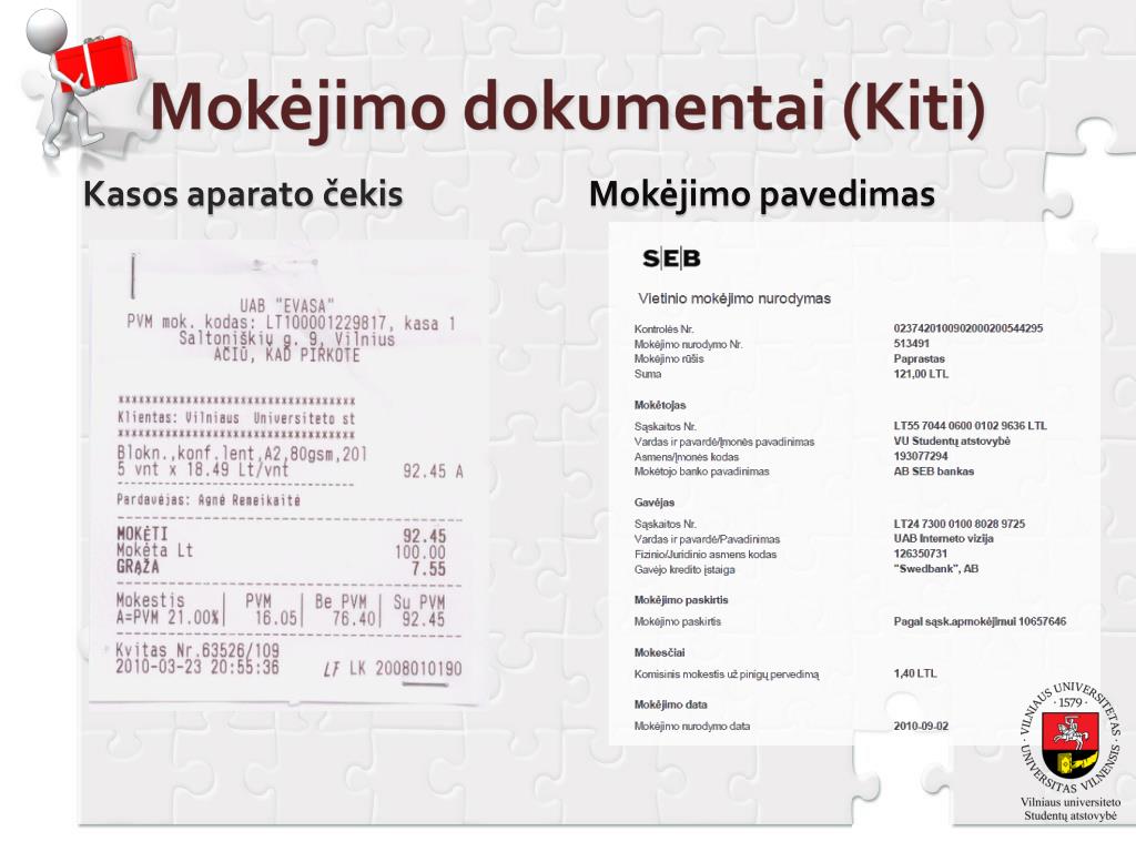 PPT - APSKAITOS DOKUMENTAI: pirminių duomenų paruošimas ir pateikimas ...