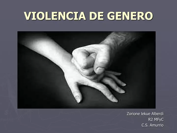 Ppt Violencia De Genero Powerpoint Presentation Free Download Id
