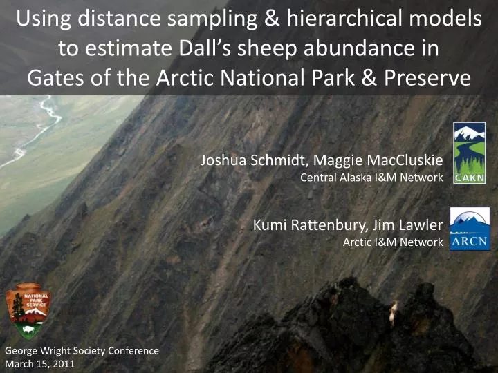 PPT - Using distance sampling & hierarchical models to estimate Dall’s ...