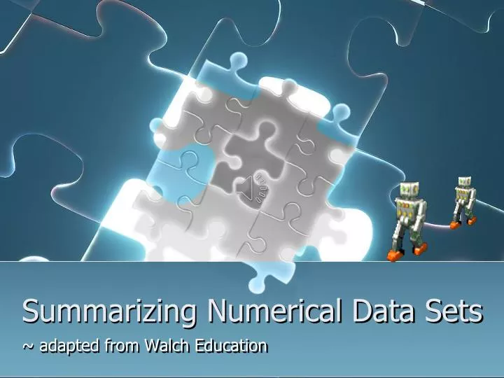 PPT - Summarizing Numerical Data Sets PowerPoint Presentation, free ... PPT - Summarizing Numerical Data Sets PowerPoint Presentation, free ...
