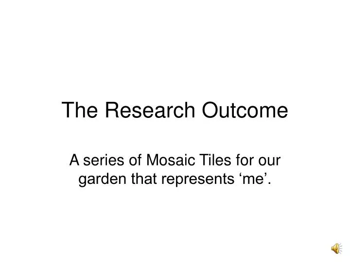 PPT - The Research Outcome PowerPoint Presentation, free download - ID ...