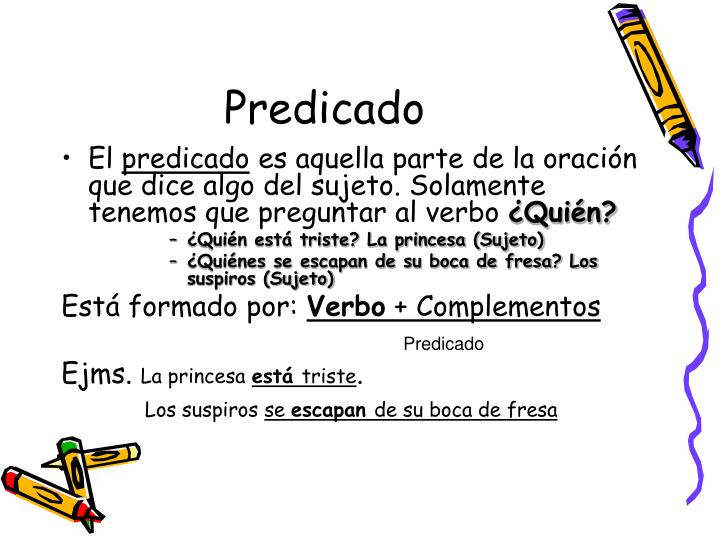 PPT - Las oraciones PowerPoint Presentation - ID:5267700