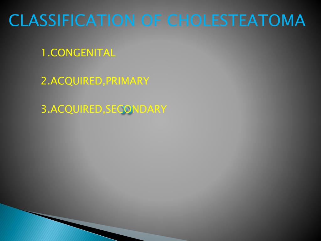 PPT - Cholesteatoma and chronic suppurative otitis media PowerPoint ...