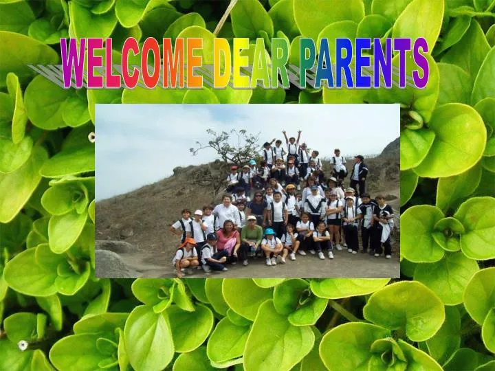 PPT - WELCOME DEAR PARENTS PowerPoint Presentation, free download - ID ...