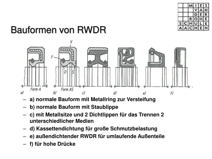 PPT - Dynamische Dichtungen PowerPoint Presentation - ID:5269390