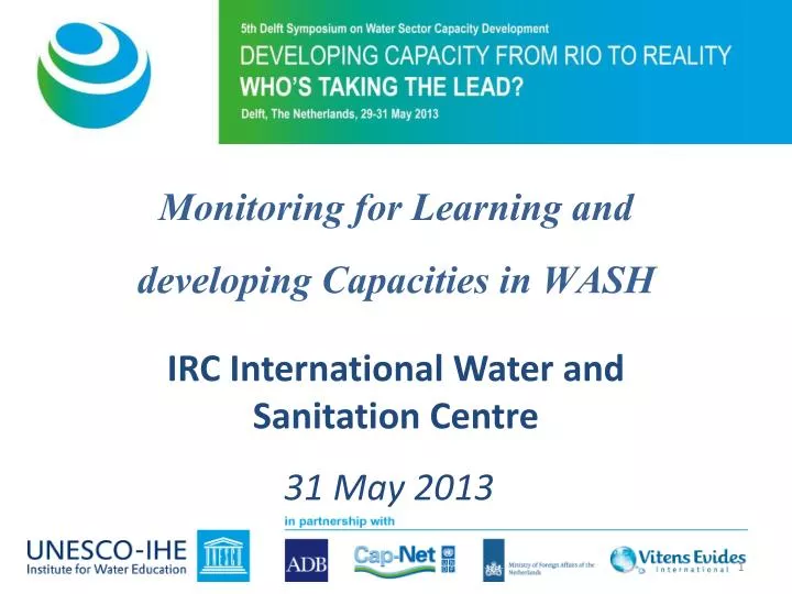 PPT - IRC International Water and Sanitation Centre PowerPoint ...