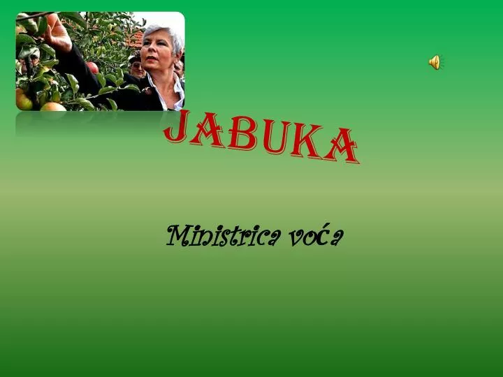 PPT - JABUKA PowerPoint Presentation, free download - ID:5272395