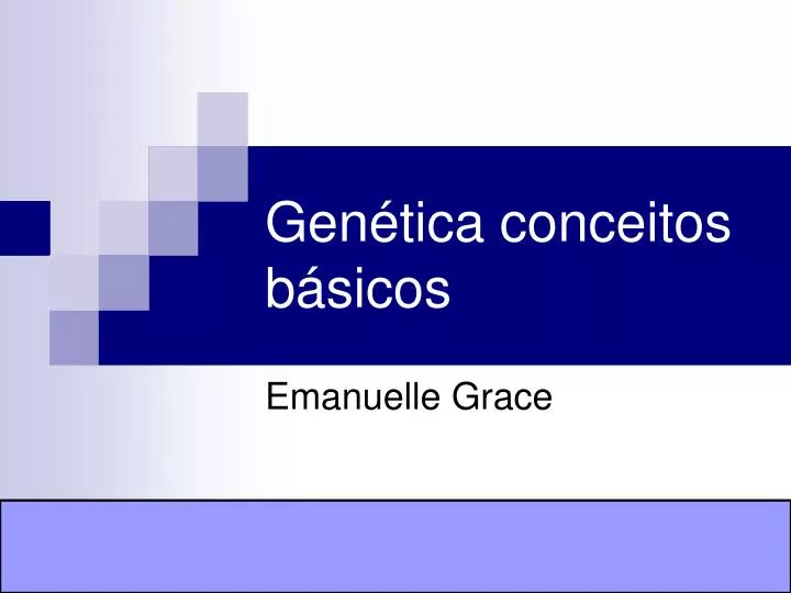 PPT - Genética conceitos básicos PowerPoint Presentation, free download ...