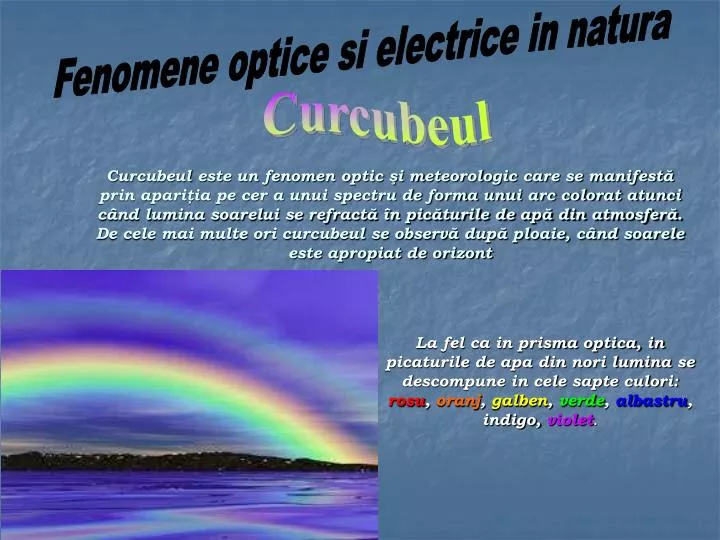 PPT - Fenomene optice si electrice in natura PowerPoint Presentation ... PPT - Fenomene optice si electrice in natura PowerPoint Presentation ...
