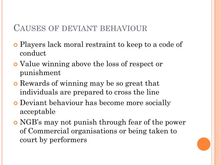 PPT - Deviance in sport PowerPoint Presentation - ID:5274450