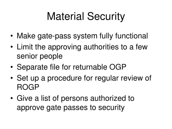 PPT - Training Module on Security PowerPoint Presentation - ID:5274475