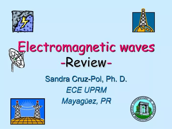 PPT - Electromagnetic waves - Review - PowerPoint Presentation, free ...