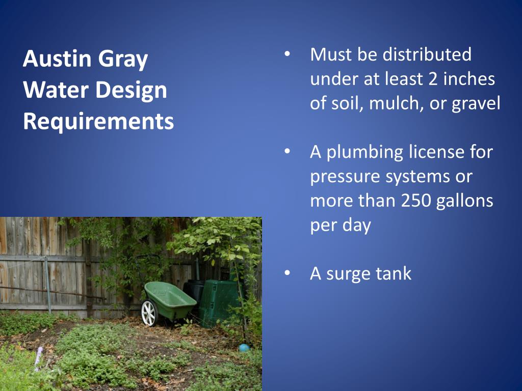 PPT - Graywater in Austin, Texas Dr. Lauren Ross, Ph.D.,P.E ., Glenrose ...