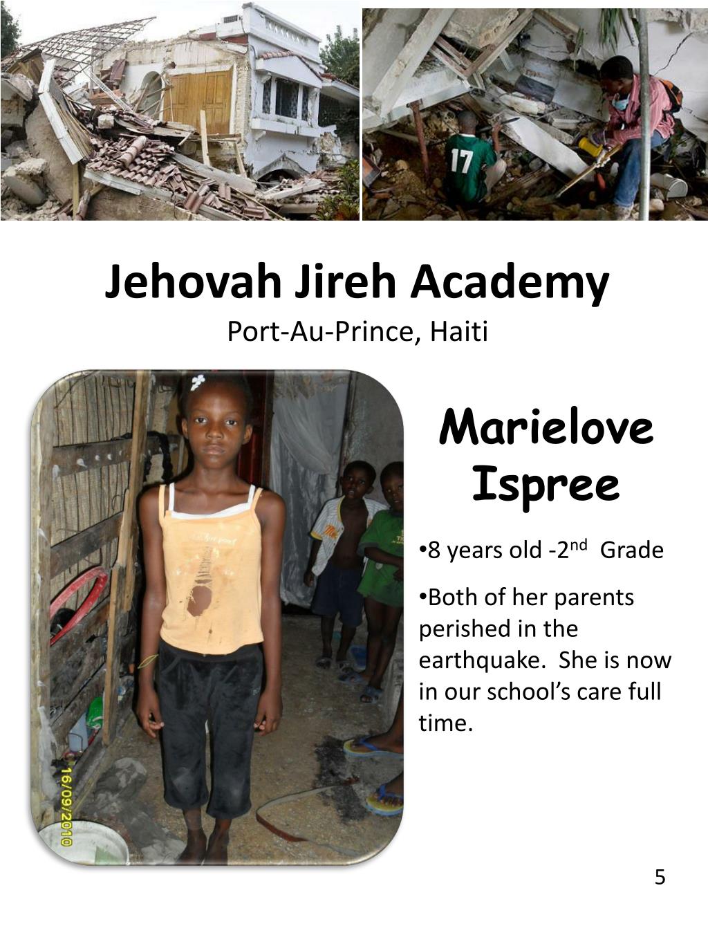 PPT - Empowering Futures: Jehovah Jireh Academy in Port-Au-Prince ...
