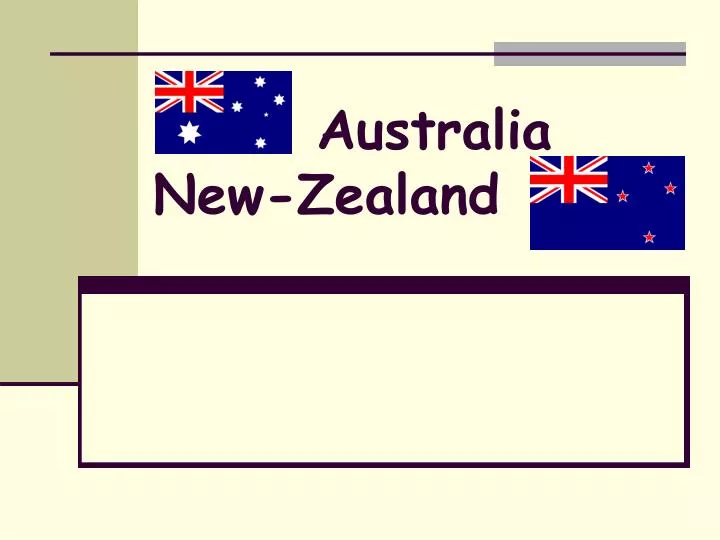 PPT - Australia New-Zealand PowerPoint Presentation, free download - ID ...