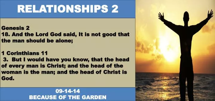 PPT - Genesis 2 18. And the Lord God said, It is not good that the man ...