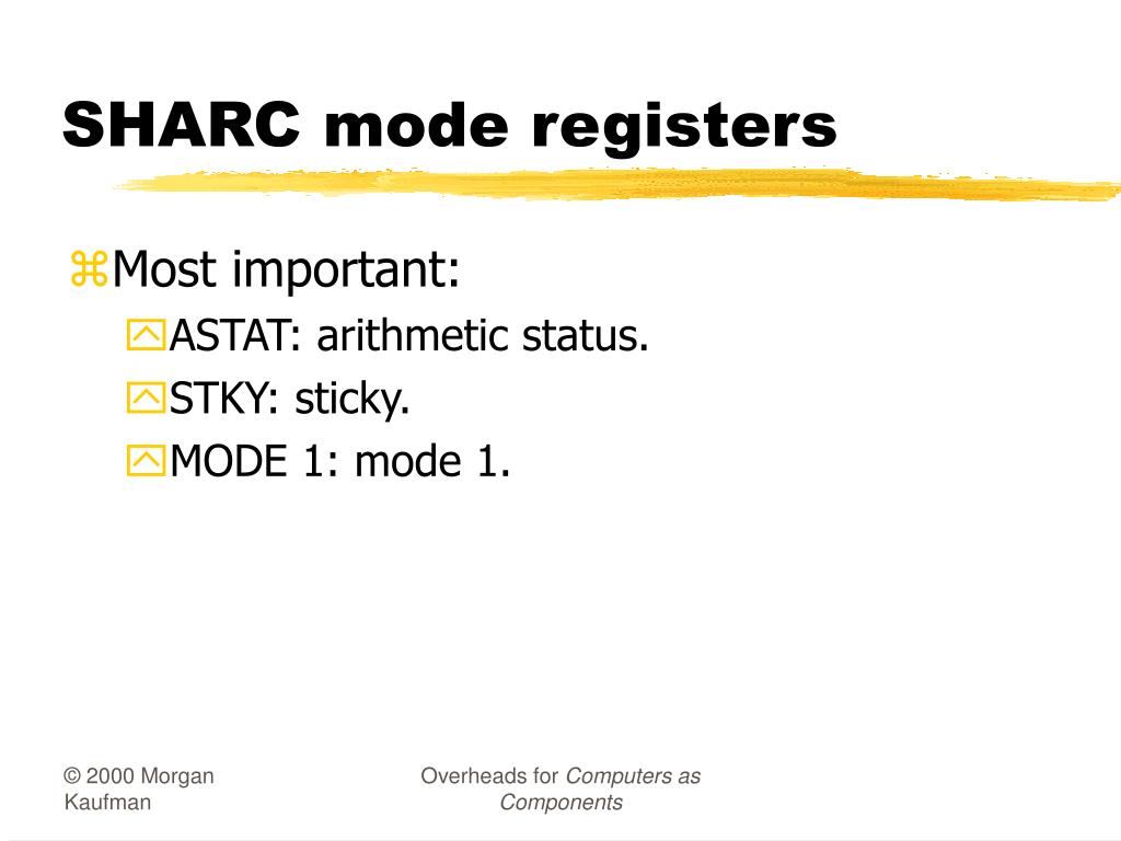 PPT - SHARC instruction set PowerPoint Presentation, free download - ID ...