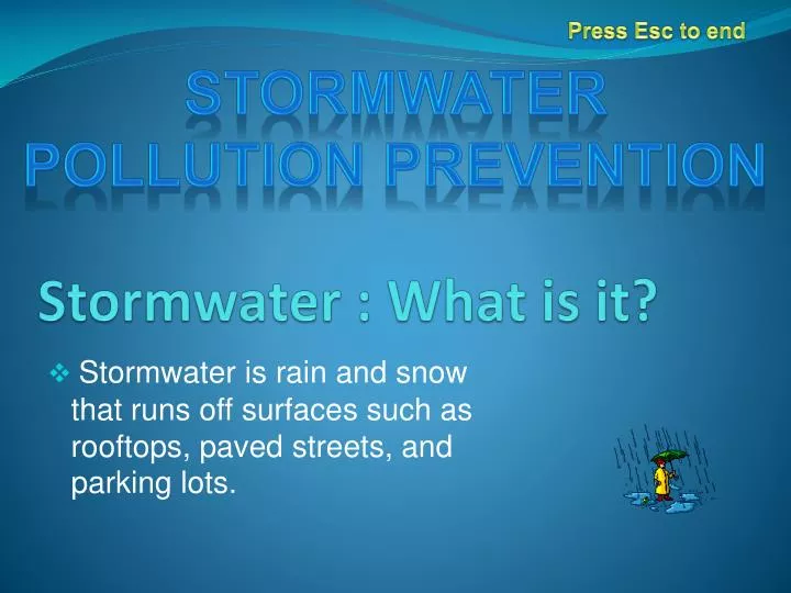 PPT - Stormwater : What is it? PowerPoint Presentation, free download ...