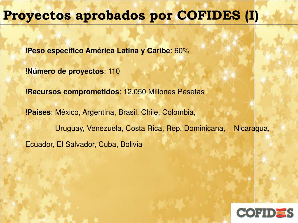 PPT - COFIDES como instrumento de apoyo a las microempresas en América ...