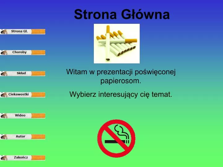 PPT - Strona Główna PowerPoint Presentation, free download - ID:5292249