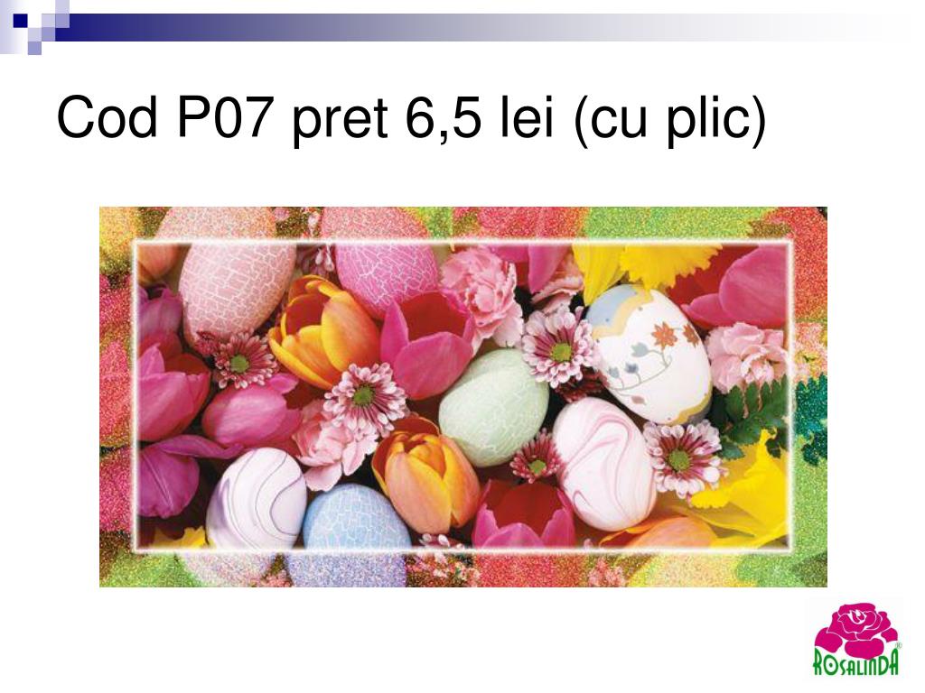 PPT - Felicitari de Pasti de la ROSALINDA PowerPoint Presentation, free ...