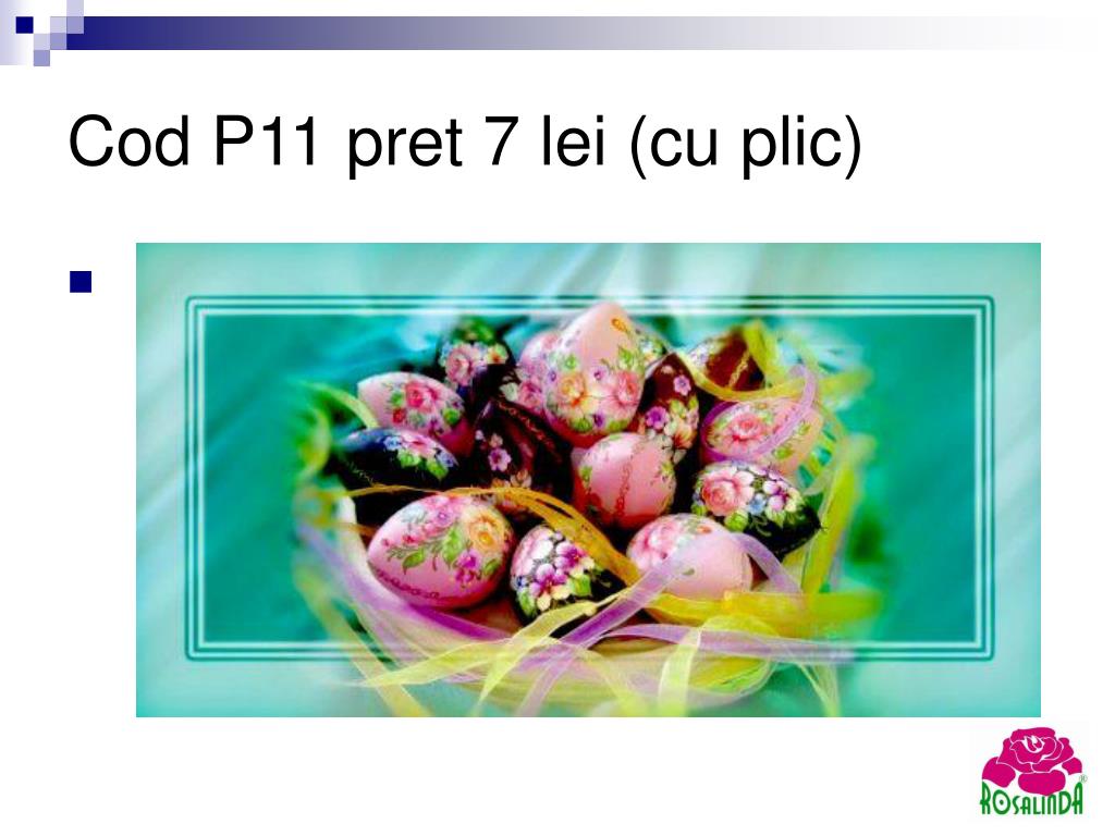 PPT - Felicitari de Pasti de la ROSALINDA PowerPoint Presentation, free ...