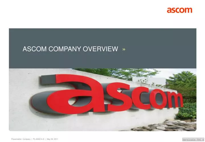 PPT - ASCOM COMPANY OVERVIEW » PowerPoint Presentation, free download ...