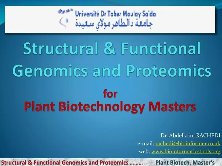 PPT - Structural & Functional Genomics and Proteomics PowerPoint ... PPT - Structural & Functional Genomics and Proteomics PowerPoint ...