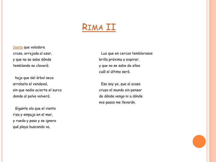PPT - Rimas de Gustavo Adolfo Bécquer . Selección P.A.U. Cantabria ...