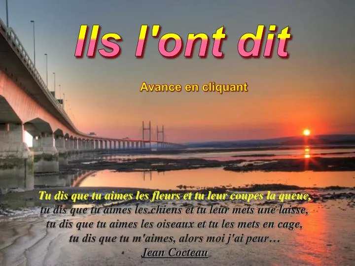PPT - Ils l'ont dit PowerPoint Presentation, free download - ID:5293714