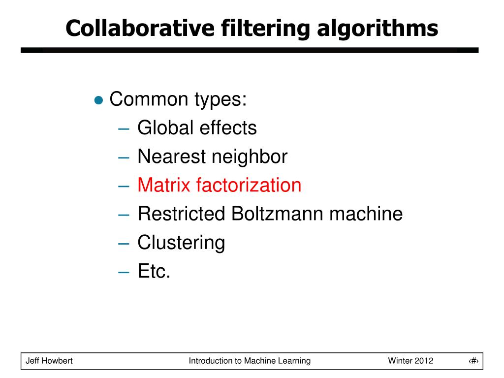 Ppt Collaborative Filtering Matrix Factorization Approach Powerpoint