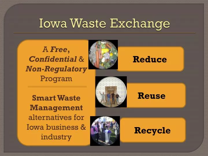 PPT - Iowa Waste Exchange PowerPoint Presentation, free download - ID ...