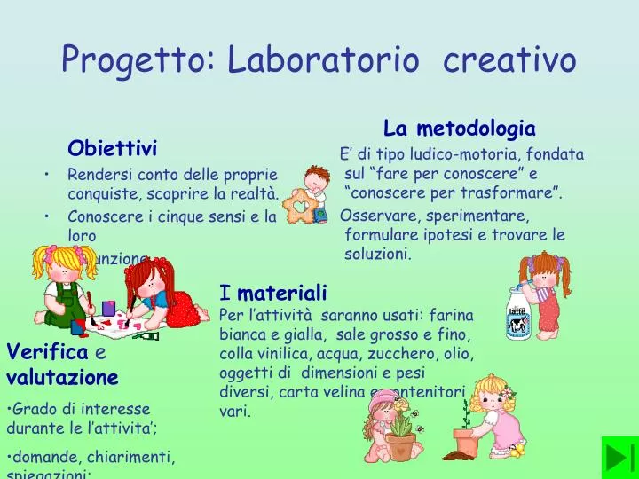 PPT - Progetto: Laboratorio creativo PowerPoint Presentation, free ...