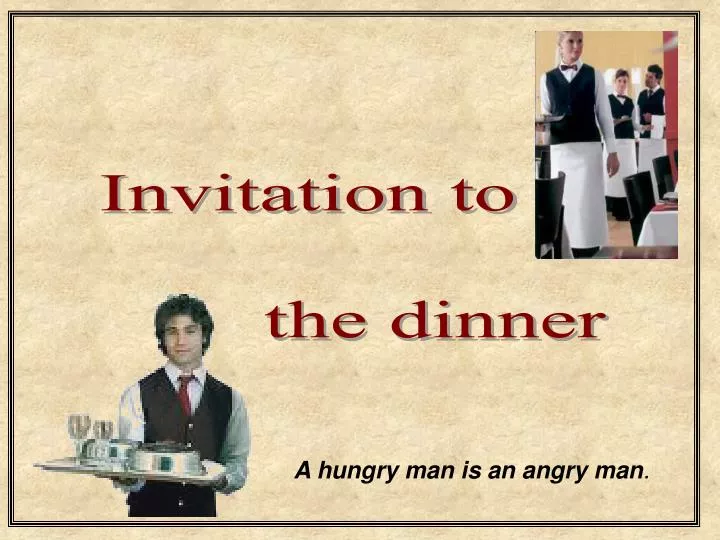 PPT - A hungry man is an angry man . PowerPoint Presentation, free ...