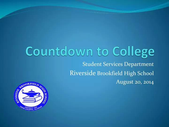 PPT - Countdown to College PowerPoint Presentation, free download - ID ...