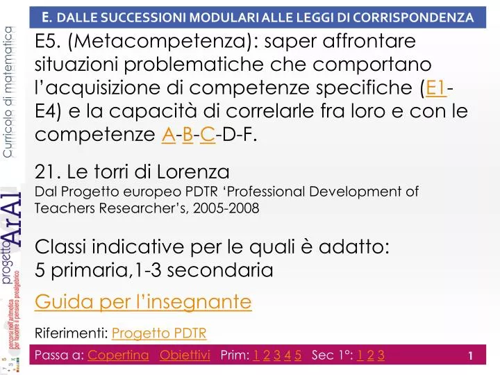 PPT - Curricolo di matematica PowerPoint Presentation, free download ...