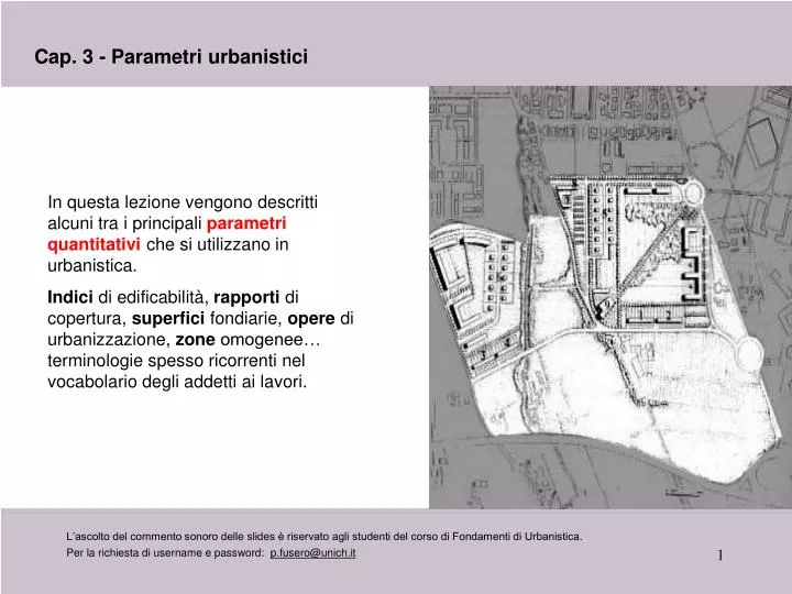 PPT - Cap. 3 - Parametri urbanistici PowerPoint Presentation, free download - ID:5298427
